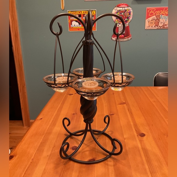 PartyLite | Accents | Partylite Global Fusion Tealight Tree Bronze ...